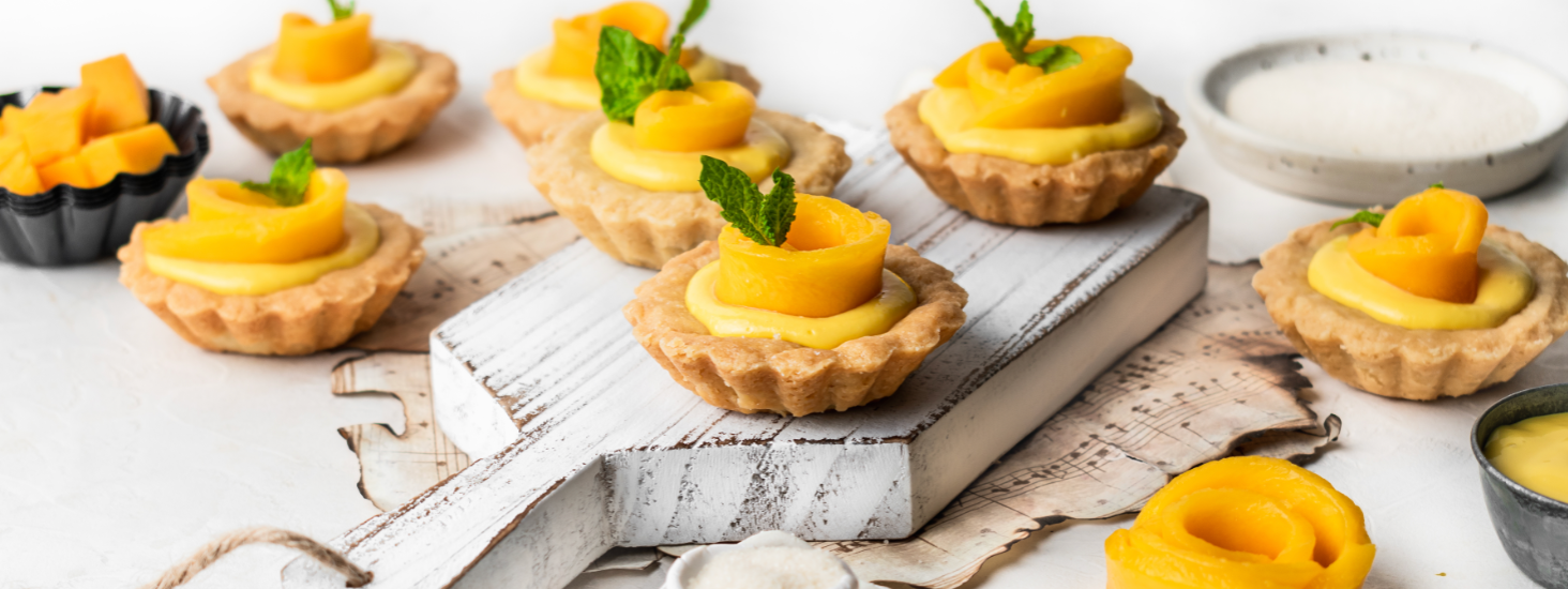 Mini Mango Rosette Tarts | Florida Crystals